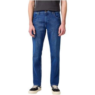 Wrangler Herren Jeans Greensboro - Regular Fit - Blau - Olympia W29-W46, Größe:34W / 32L, Farbe:Olympia 112341419