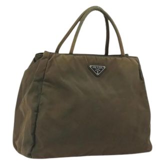 Prada Sac cabas vintage Pre-owned - Femme - Pre-owned - Vert - Taille: ONE Size