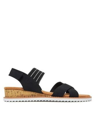 Skechers Sandalen BOBS Desert Kiss-Shore Enough 114130/BLK Schwarz