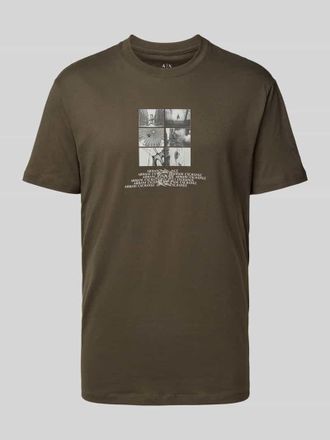 A|X Armani Exchange Regular Fit T-Shirt aus reiner Baumwolle