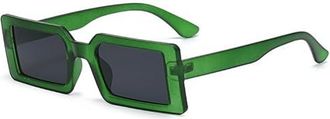 Generic Lunettes De Soleil Tendance &Agrave; Monture Carr&eacute;e Fine For Femmes, Lunettes De Soleil Polaris&eacute;es For La Conduite Et Le Sport For Hommes(Green)