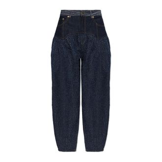 Ganni Loose-Fit High-Waist Jeans - - Jeans - Damen - Blau - W28