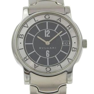 Bulgari Pre-owned Acier inoxydable montres - Homme - Pre-owned - Noir - Taille: ONE Size