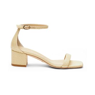 Stuart Weitzman Simplecurve 50 Sandale - - Shoes - Damen - Beige - 37 EU