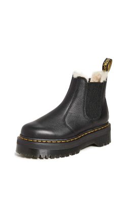 Dr. Martens 2976 Quad FL, Springerstiefel Unisex-Erwachsene, 43 EU, Black Pisa Natural Em Toby 900g, 43 EU