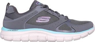 Skechers Track Sneaker f&uuml;r Damen (Holzkohle/Aquablau)