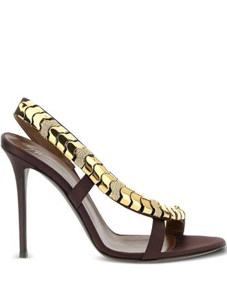 Giuseppe Zanotti sandales Dafne 105 mm à talon - Rouge