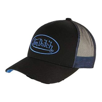 Von Dutch Casquette Bleu Klein et Noire Filet Baseball Neo - Homme,Taille unique,Bleu