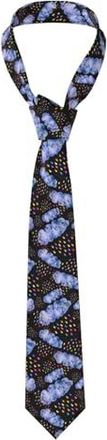 Generic Cravate Pour Hommes Nuages Color&eacute;s Pluie Aquarelle Noir Confortable Necktie R&eacute;glable Cravate Pour Homme Pour &Eacute;v&eacute;nements Remise De Dipl&ocirc;me Mariage