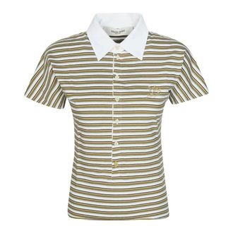 Golden Goose Femme, Tops, Multicolore, Taille: 38 FR Striped Polo