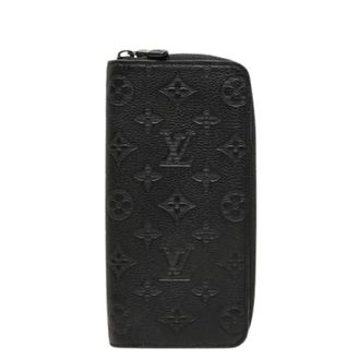 Louis Vuitton Portefeuille Long Zipp&eacute; Monogram Shadow Pre-owned - Homme - Pre-owned - Noir - Taille: ONE Size