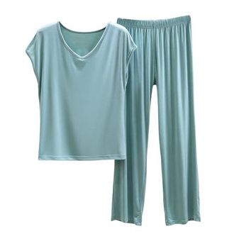 Generic V&ecirc;tements de sport 2 pi&egrave;ces pour femme - Imprim&eacute; papillon - Sweat-shirt - Pantalon de jogging avec poches - Ensemble de d&eacute;tente 2 pi&egrave;ces pour femme, v