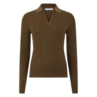 Max Mara Damen, Strickwaren, Braun, LGr&ouml;&szlig;e