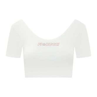 Fiorucci Star Logo Regular T-Shirt - - Tops - Damen - Wei&szlig; - S
