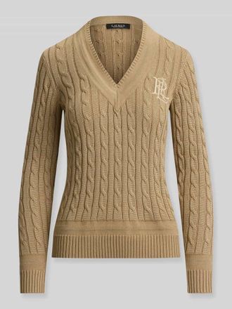 Lauren Ralph Lauren Regular Fit Pullover aus Baumwoll-Mix mit Logo-Stitching