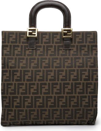 Fendi Shopper - Zucca Canvas Twins Tote - Gr. unisize - in Braun - f&uuml;r Damen