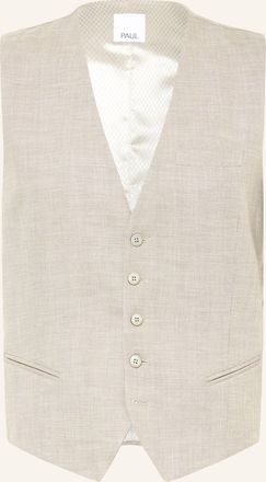 Paul Paul Anzugweste Slim Fit beige