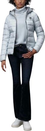 Blauer Femme, Vestes, Bleu, Taille: 40 FR Charme Quilted Jacket