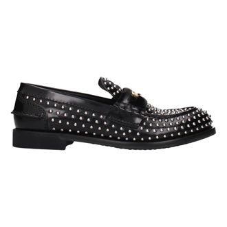 Miu Miu Led Loafer mit Nieten - - Shoes - Damen - Schwarzk - 38 1/2 EU