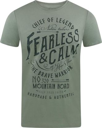 Riverso Tshirt Herren Baumwolle Regular Fit RIVLeon Rundhals Kurzarm Sommer Tee Shirt Print, Größe:XXL, Farbe:HellGrün (HJD)