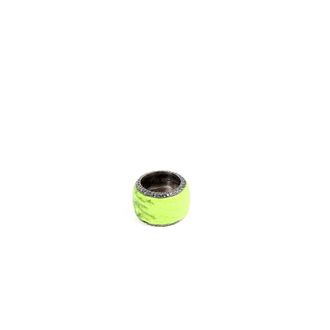 Bottega Veneta Femme, Accessoires, Jaune, Taille: 50 MM Intrecciato Leather Ring