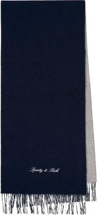 Sporty & Rich unisex, Accessoires, Bleu, Taille: ONE Size Wool Scarf