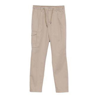 Herno Beige Cargo Hose mit Kordelzug - - Trousers - Herren - Beige - S