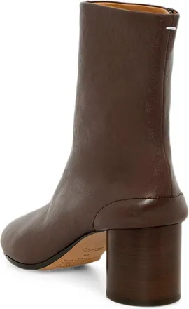 Maison Margiela Leather Tabi Boots - Brown