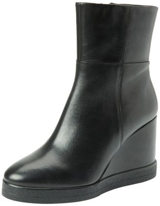 Geox Damen D ELIDEA Wedge B Ankle Boot, Black, 40 EU