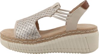 Tom Tailor Damen 9590240010 Sandale Silber 37 EU