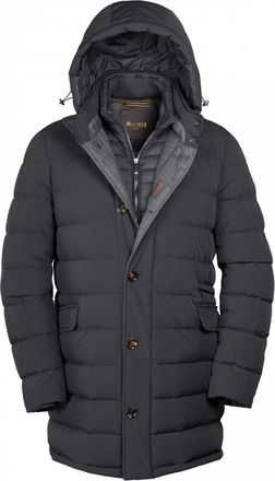 Moorer Homme, Vestes, Bleu, Taille: XL Manteau matelassé droit