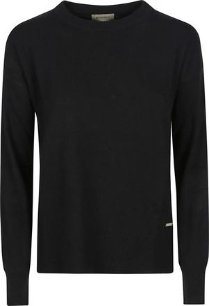 Woolrich Femme, Pulls, Noir, Taille: 38 FR Pull en Tricot Confortable
