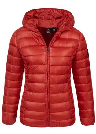 Geographical Norway Steppjacke Damen Fr&uuml;hlings &Uuml;bergangs Jacke Steppjacke Kapuze Outdoor Kapuzenjacke