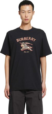 Burberry Knight Check Cotton T-Shirt