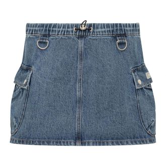 Coperni Femme, Jupes, Bleu, Taille: 36 FR Jupe Cargo en Denim