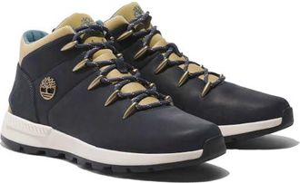 Timberland Mid Lace Up Sneaker, Chaussures pour Homme, Bleu fonc&eacute; F Grain, 43 EU