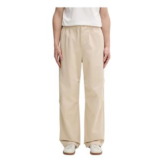 Kenzo Gestreifte Baumwollhose mit Gummizug - - Trousers - Herren - Beige - M