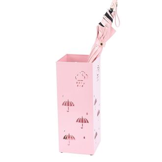 Generico Regenschirmhalter aus Edelstahl, dekorativer Eingangshalter, geometrisches Muster f&uuml;r Gehst&ouml;cke, Terrasse, Balkon, Gesch&auml;fte, Hotels, Empfang, Wohnung