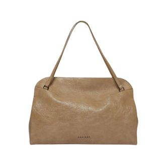 Orciani Femme, Sacs, Beige, Taille: ONE Size Lido Duffle Bag