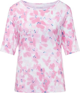 Rabe T-Shirt Floraler Print in Rosa für Damen