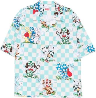 Kenzo Homme, Chemises, Multicolore, Taille: S Short Sleeve Shirt