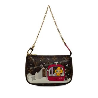 Louis Vuitton Pre-owned Mini Pochette Accessoires - Femme - Pre-owned - Brun - Taille: ONE Size