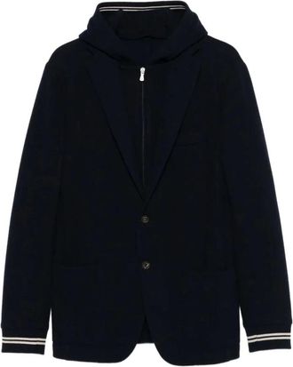 Eleventy Herren, Jacken, Blau, 2XLGröße