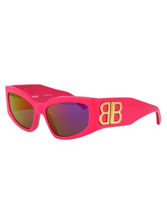 Balenciaga Womens Sunglasses Bb0324sk Fuchsia Fuchsia-Pink Acetate Fuchsia/pink