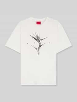 HUGO BOSS Relaxed Fit T-Shirt aus reiner Baumwolle Modell DARISE