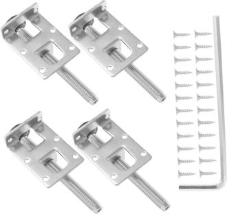 DOITOOL Verstellbare M&ouml;bel nivellierf&uuml;&szlig;e Metall Schwerlast M&ouml;belf&uuml;&szlig;e Schrauben H&ouml;henverstellbar f&uuml;r Schrank Werkbank Tisch Stabile M&ouml;belbeine mit Einfacher Mo