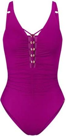 Triumph Maillot 1 piece avec d&eacute;collet&eacute; orn&eacute;