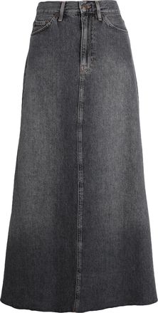 Topshop HOSEN & R&Ouml;CKE - Jeansr&ouml;cke auf YOOX.COM