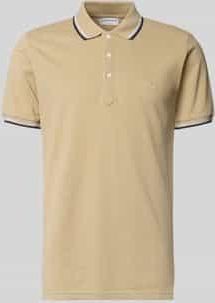 Lindbergh Relaxed Fit Poloshirt mit Kontraststreifen