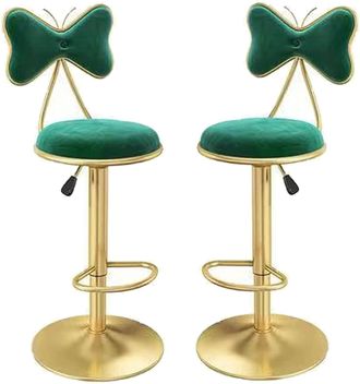 Generic Samt-Barhocker, Thekenh&ouml;he, 360&deg; drehbare Barhocker mit R&uuml;cken- und Fu&szlig;st&uuml;tze, K&uuml;chen-, Pub-, Caf&eacute;-, ESS- und K&uuml;cheninsel-Barhocker, 136 kg